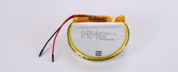 Round LiPo Battery for Bluetooth Headset & Medicial Device